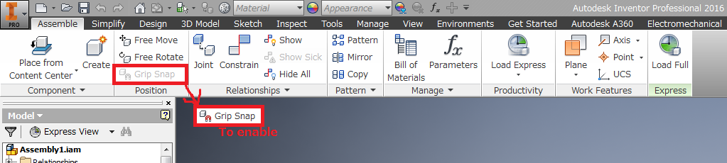 Grip Snap in Express mode - Autodesk Community