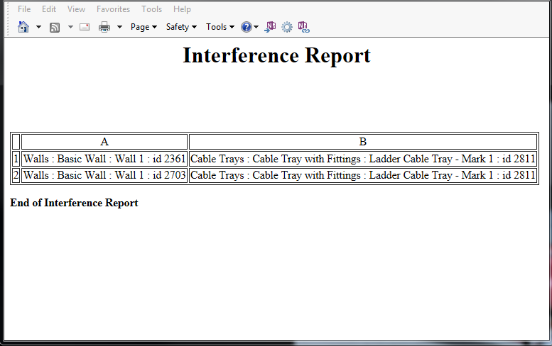 Revit 2015- Interference Check - Autodesk Community