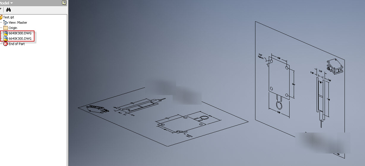 Solved: Imported Autocad Geometry in inventor -visibility state - Autodesk Community