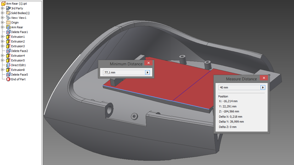 Solved: "Extending" parts of a solid object - Autodesk Community