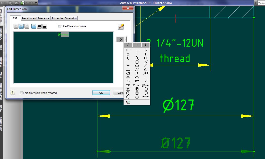 diameter icon in the drawing - Autodesk Community