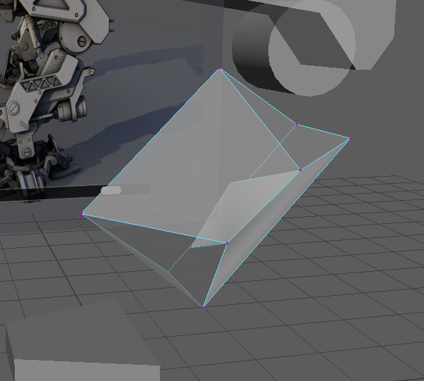 Multi Cut tool. Want to cut face, but it's cutting in 3d (Maya 2016 ...