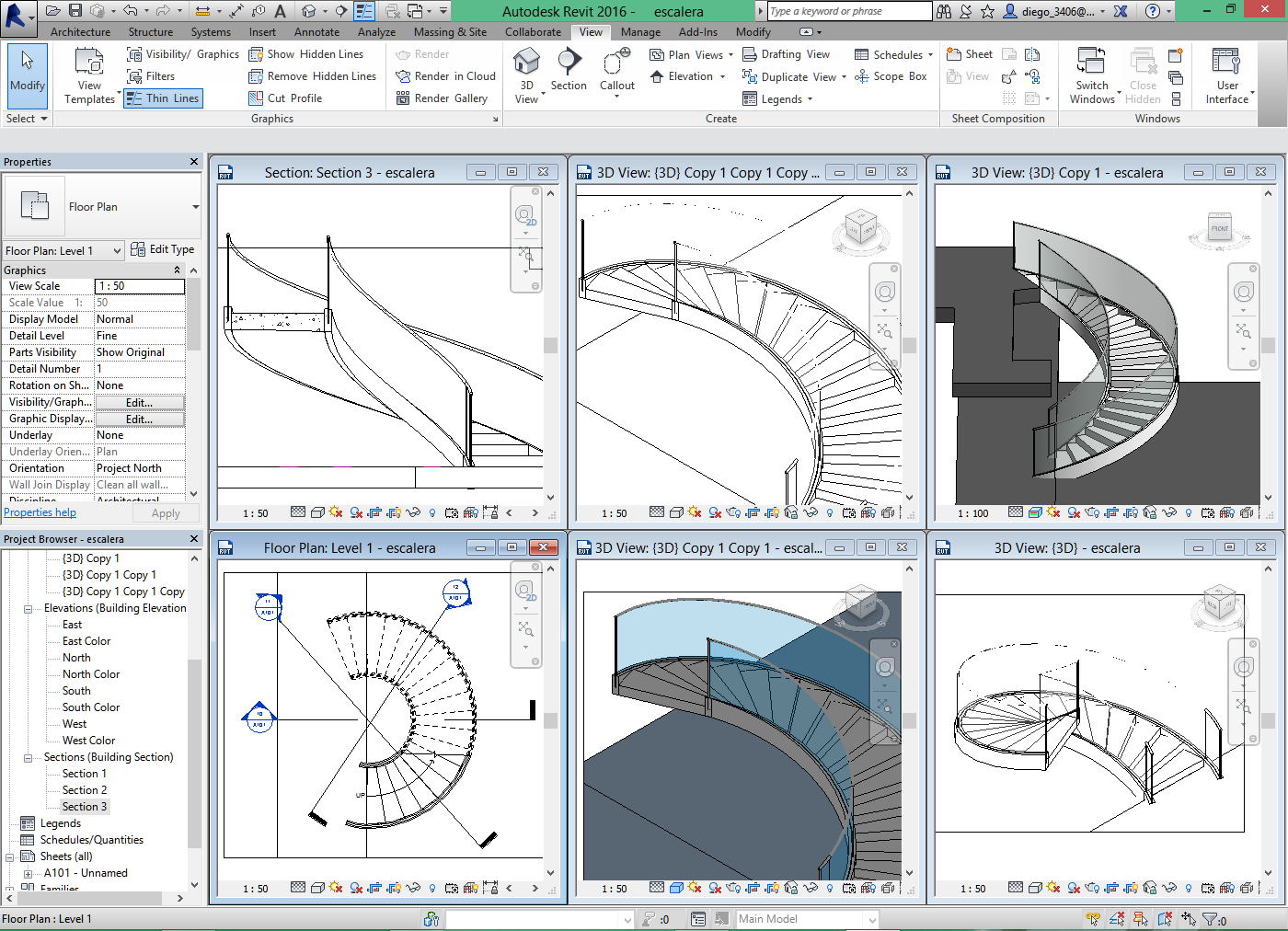 Solved: Curved top rail is not visible - Autodesk Community