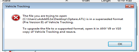 Solved: Upgrading ATL file in AVT 2014, older AutoTRACK version needed ...