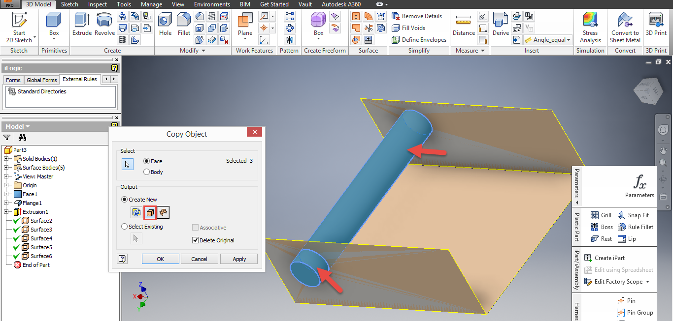 Cutting Surface with a Solid - Autodesk Community