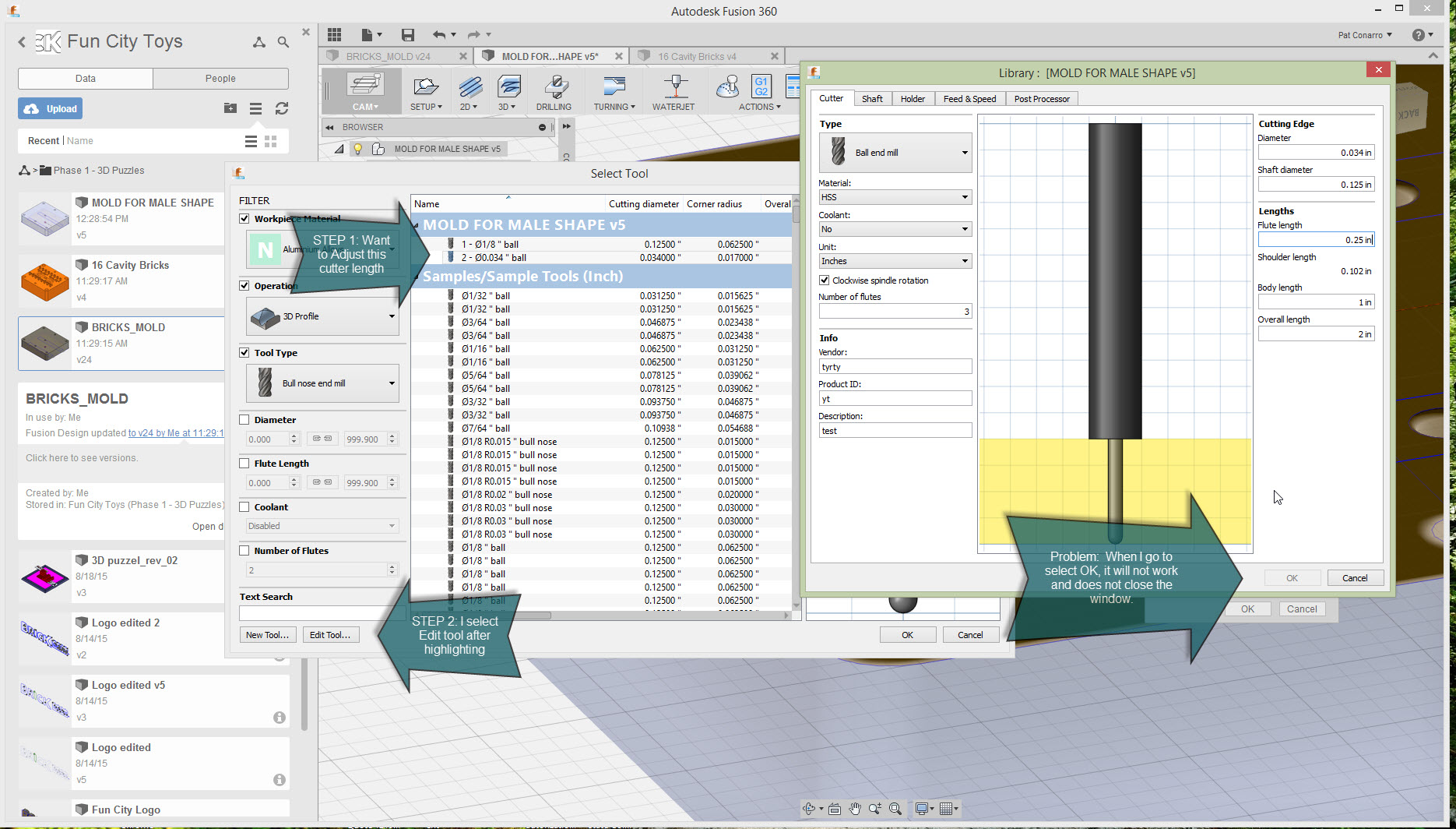 Solved: Bug with editing Custom Tools - Autodesk Community