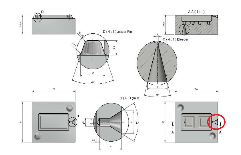 Solved: How to create a mold design and position the gate properly? - Autodesk Community