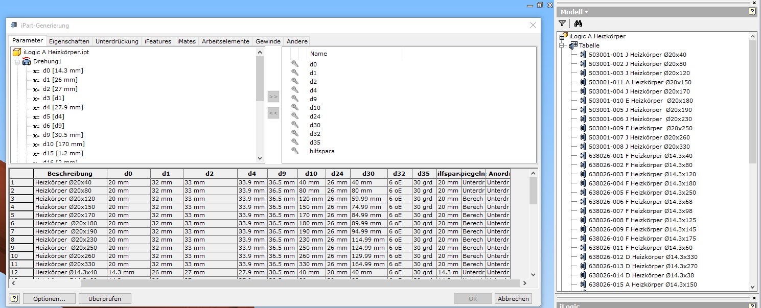 Create a iPart that has Parameters linked to another iPart - Autodesk Community