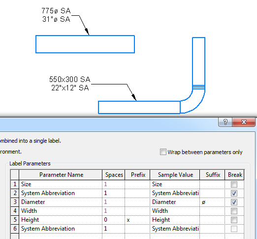 Dual Unit Duct Tag - Autodesk Community