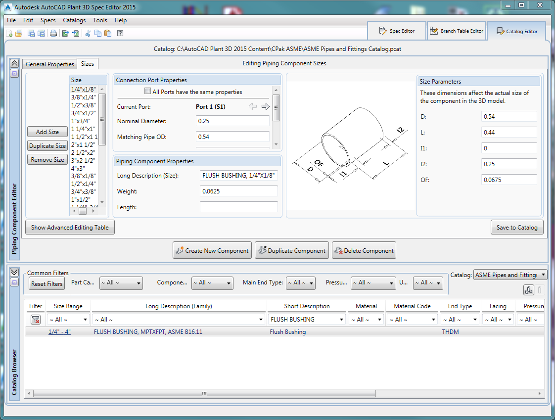 Solved: No bushings available in Pipe Spec? - Autodesk Community
