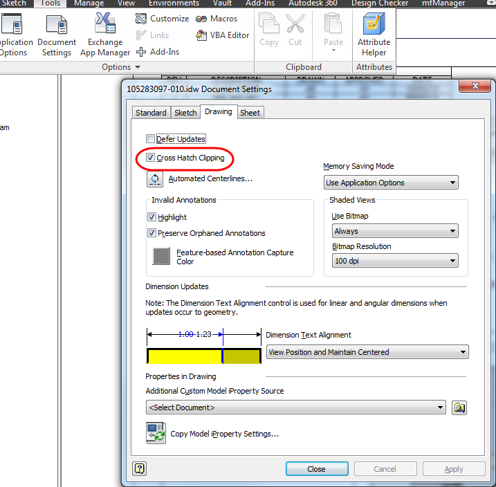 Inventor Dimension background mask - Autodesk Community