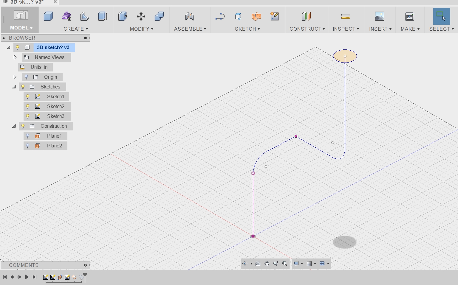Help with 3d sketch - Autodesk Community
