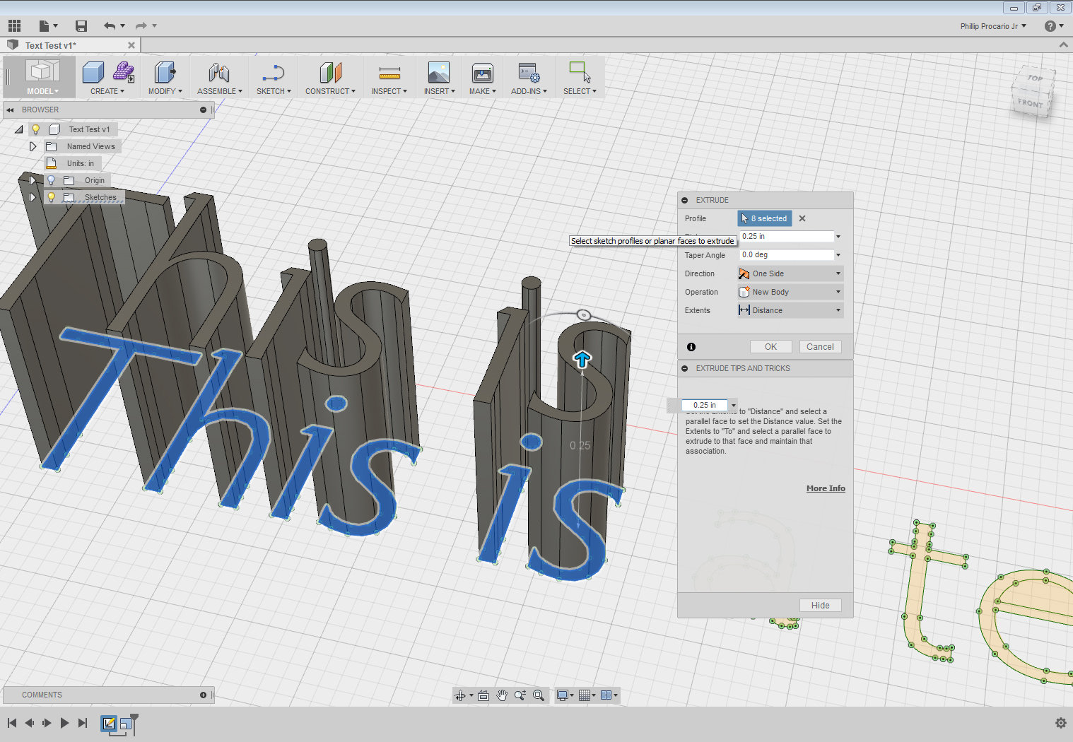 Getting any Text and SVG file into Fusion 360 to work. - Autodesk Community