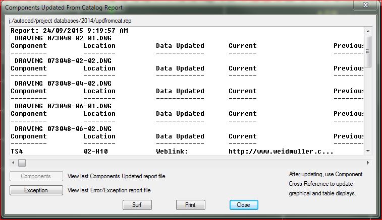 Component update from catalog tool - Autodesk Community
