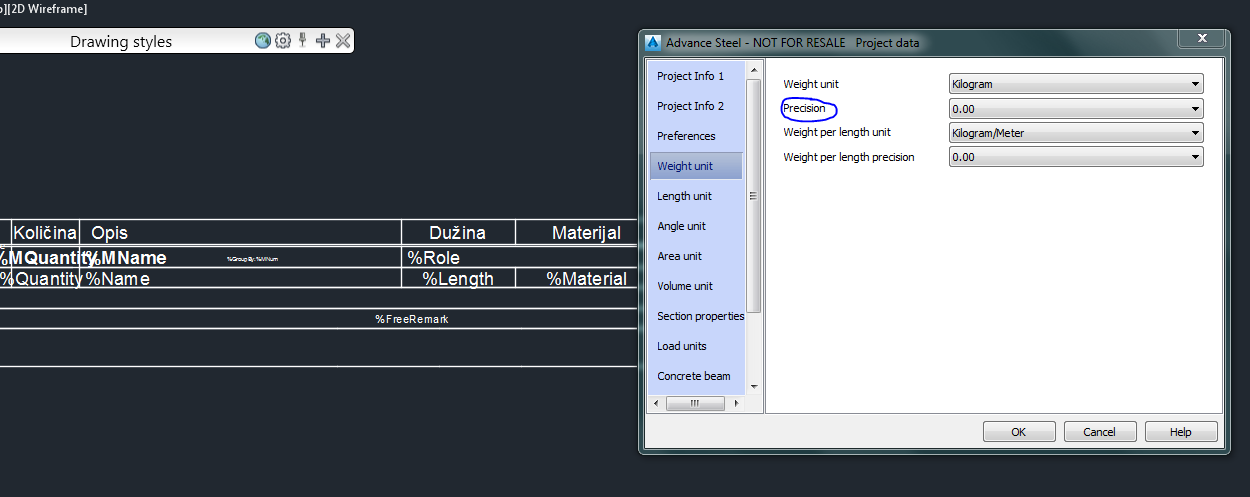 Number of decimal places in drawing BOM - Autodesk Community