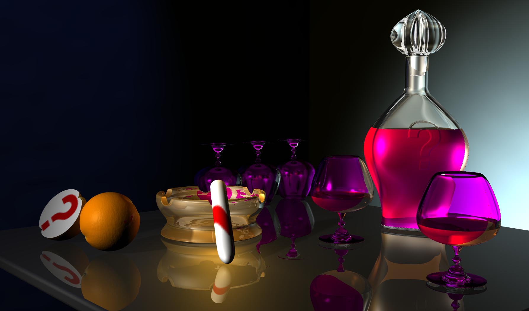Purple glass when rendering raytrace with shadows - Autodesk Community