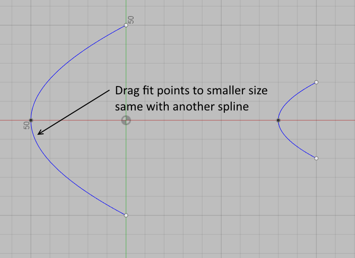 same dimensions result into different splines - Autodesk Community