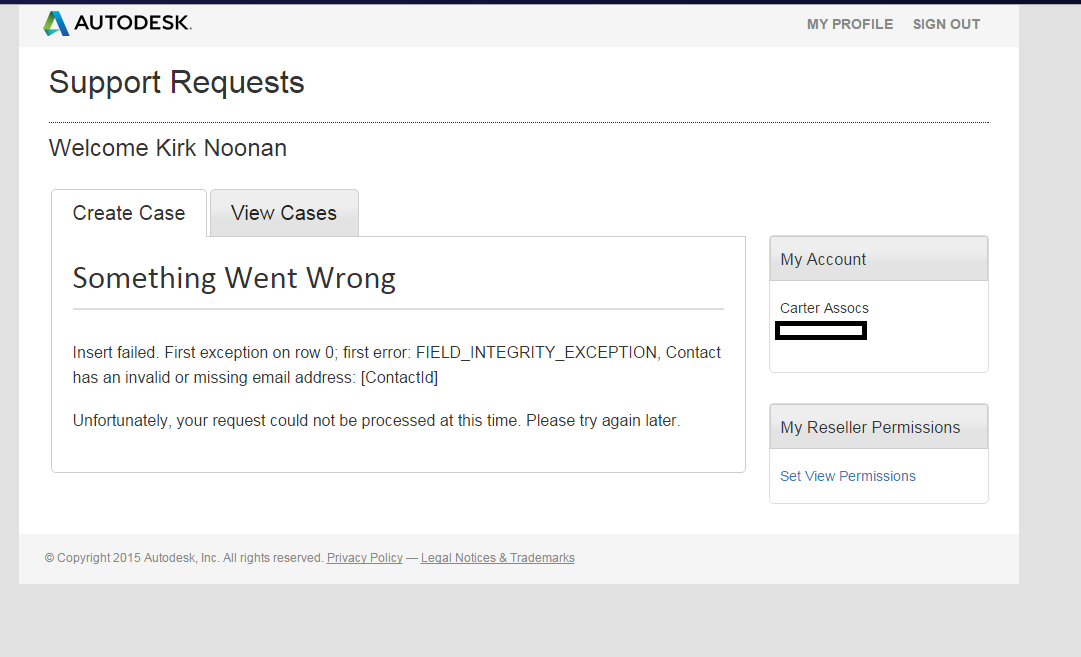 Problems with subscription support request - Autodesk Community