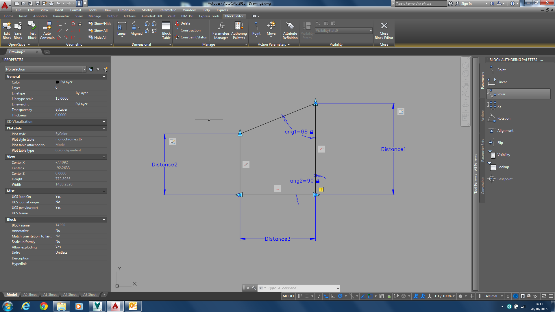 Dynamic taper keeping set angle - Autodesk Community