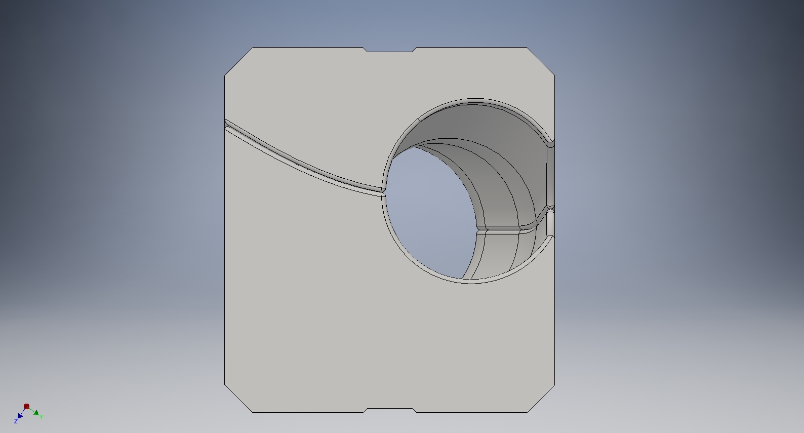 Solved 3 Axis Parting Line For Surface Cut Autodesk Community