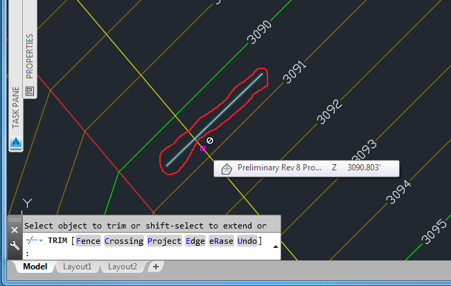Solved: Lengthen a Feature Line - Autodesk Community