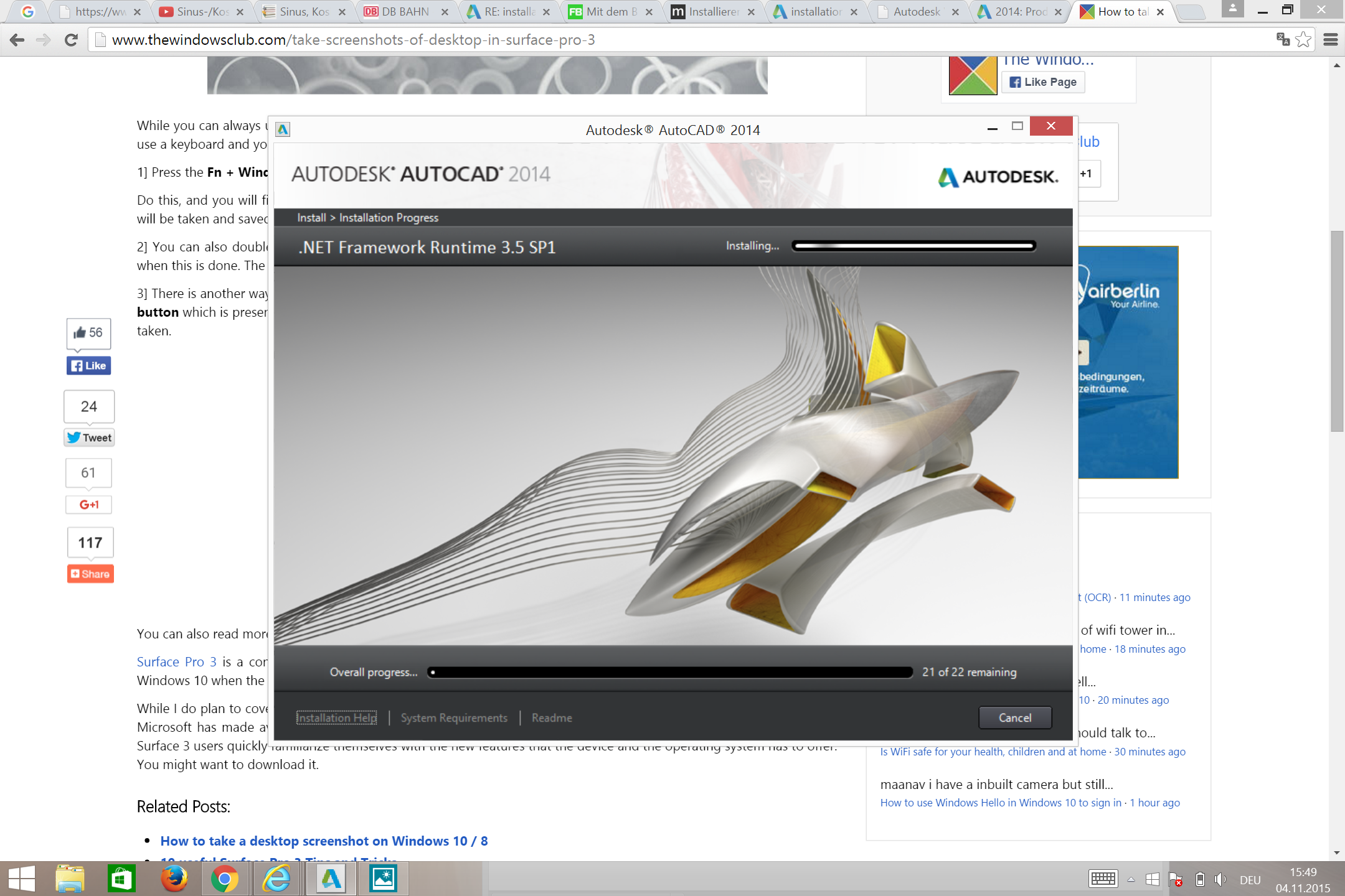 installation fails - Autodesk Community