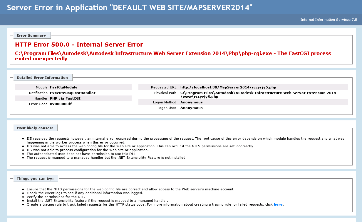 Improving AIMS/Mapguide bundled PHP performance - Autodesk Community