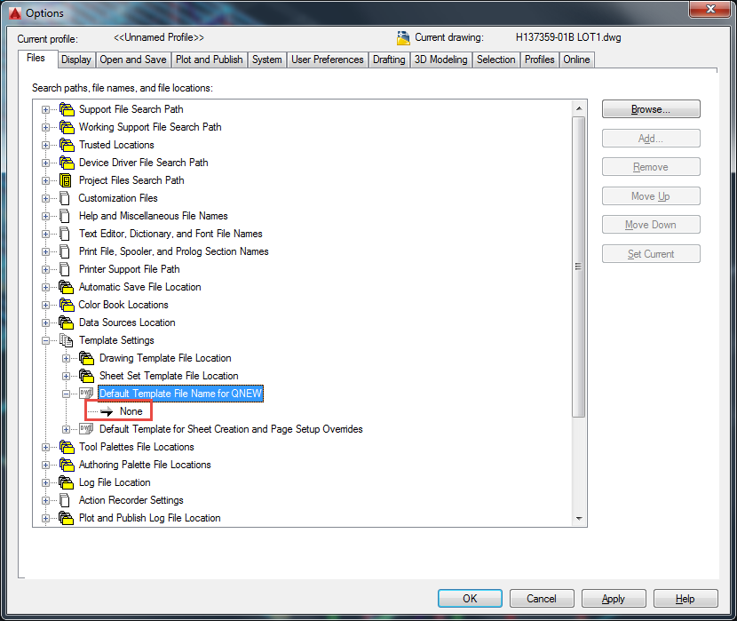 Solved: QNEW Template problem - Autodesk Community