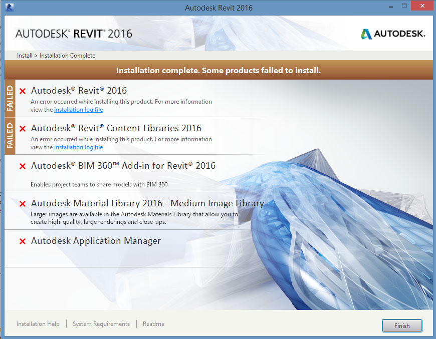Revit Installation Failure Autodesk Community