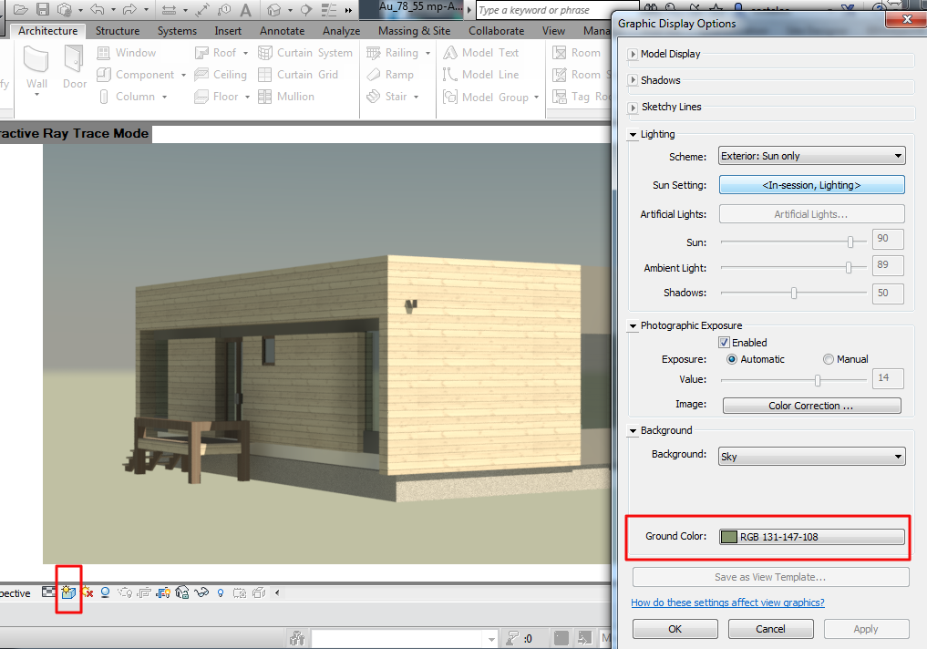 Solved: Autodesk Raytracer- How to remove default green ground ...