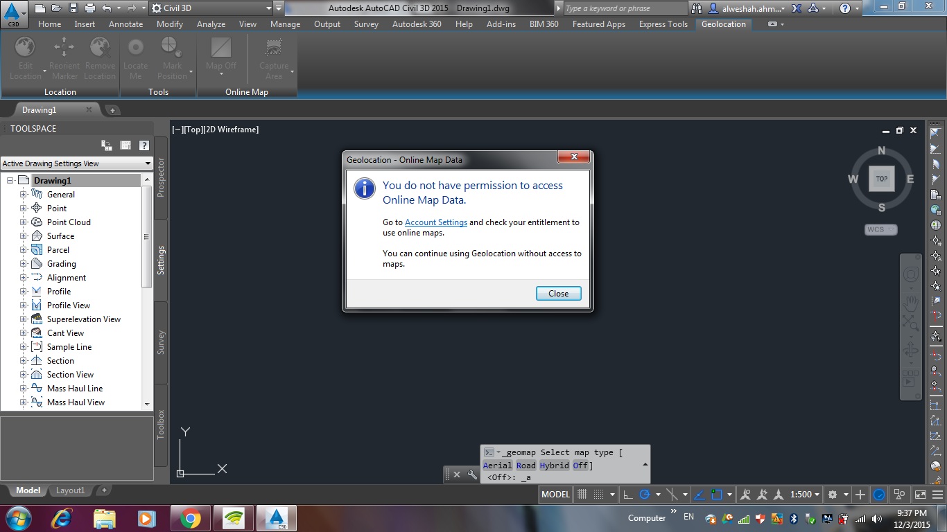 Solved: Online map data don't work correctly " Geolocation " - Autodesk Community