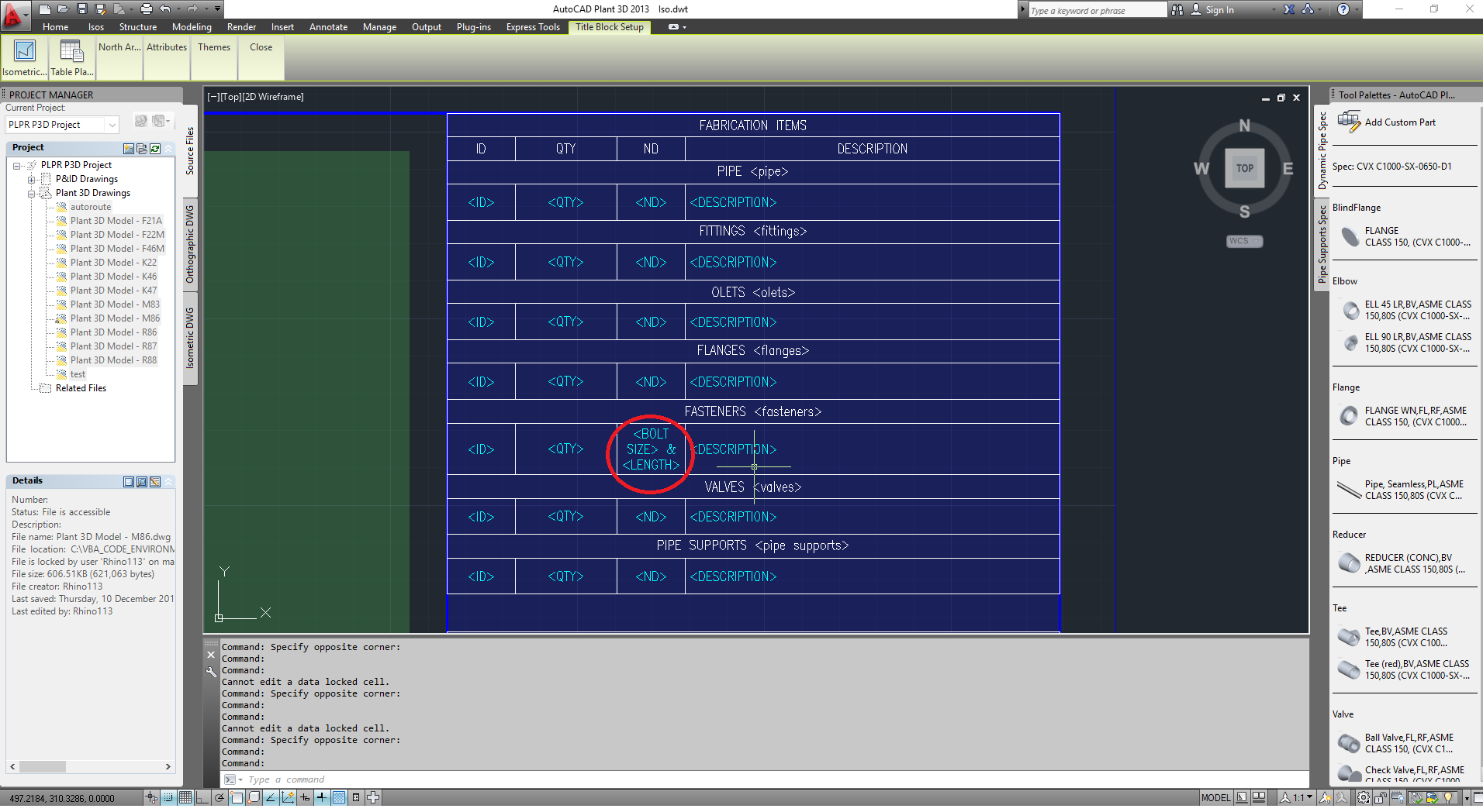 Plant 3D - Include Multiple Fields in a Bill of Materials (BOM) Column ...