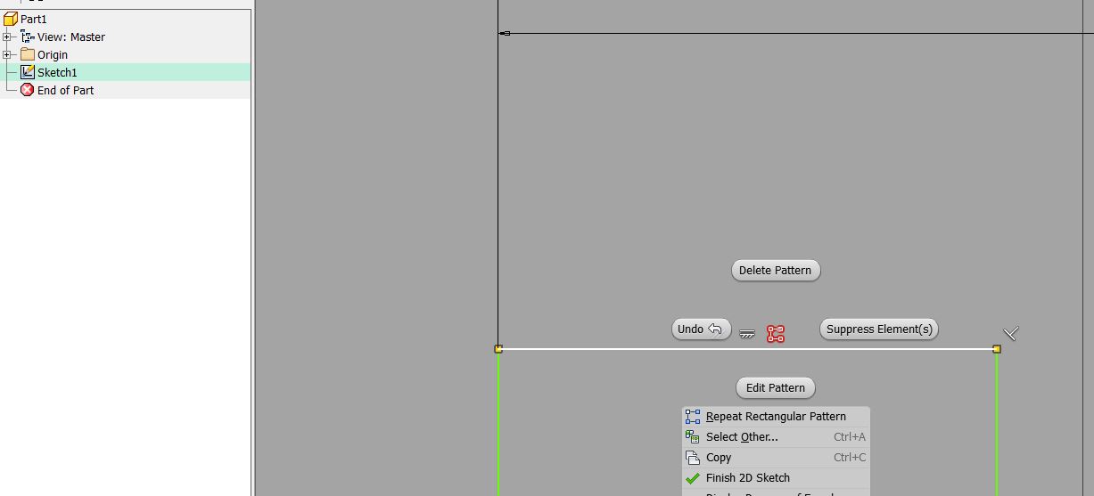 Solved: Inventor 2016 - Sketch in drawing - how to edit sketched rectangular pattern? - Autodesk ...