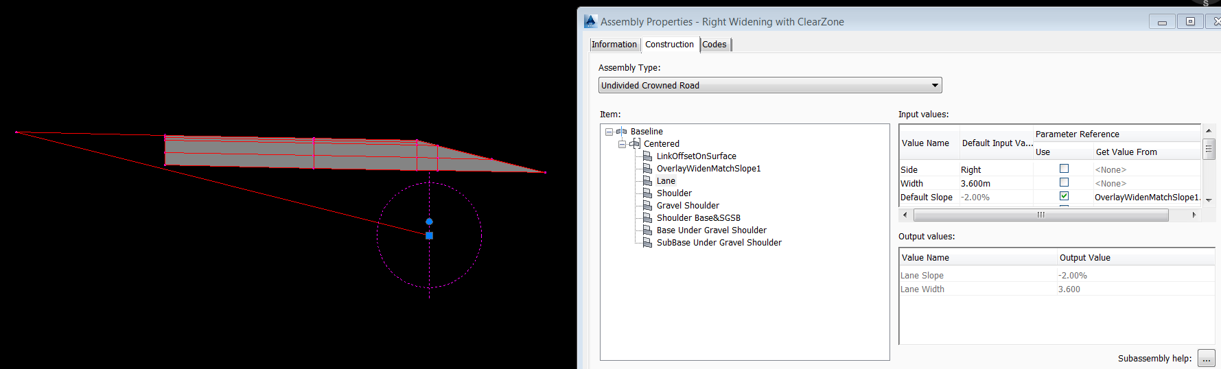 Road Widening with varying crossfall - Autodesk Community