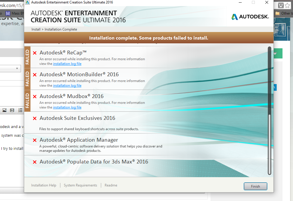 Failure to install - Autodesk Community
