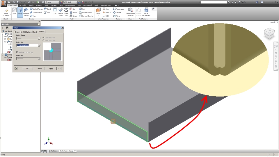 Solved: round bend reliefs - Autodesk Community