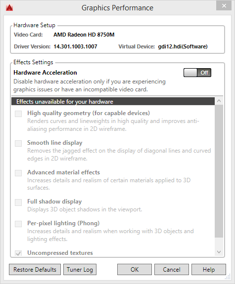 AutoCAD 2016: How to Use DirectX 11? - Autodesk Community