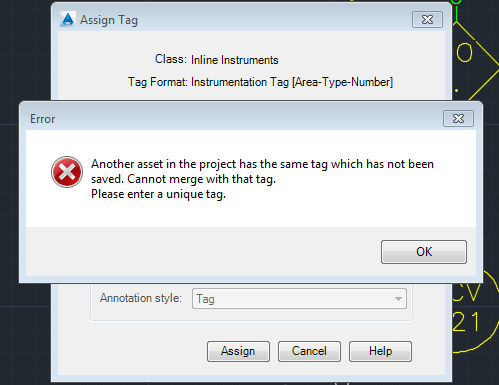 Component Tag Already Taken? - Autodesk Community