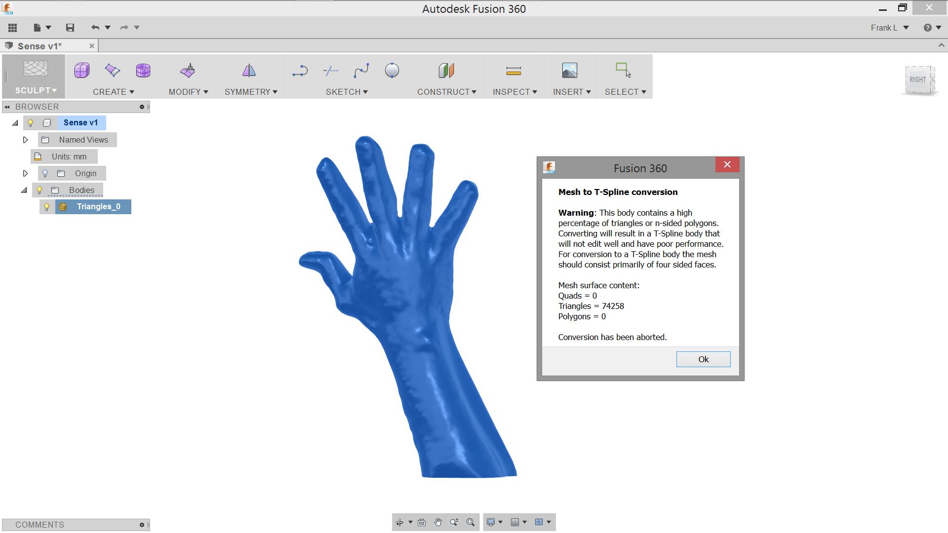 Solved: STL file import for sculpting edit? - Autodesk Community