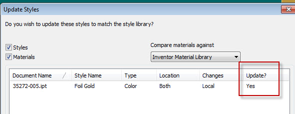 Solved: How to update local appearance from library - Autodesk Community