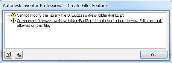 Inventor Allows Me To Modify Parts Inside The Library Location ...