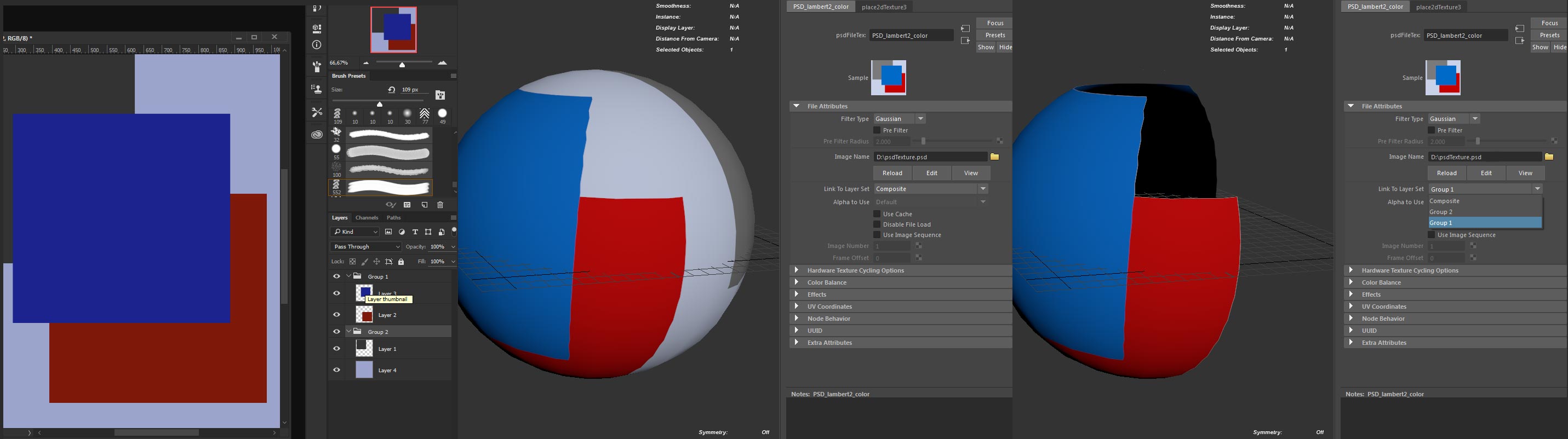 I cannot find a way to render PSD texture layers - Autodesk Community