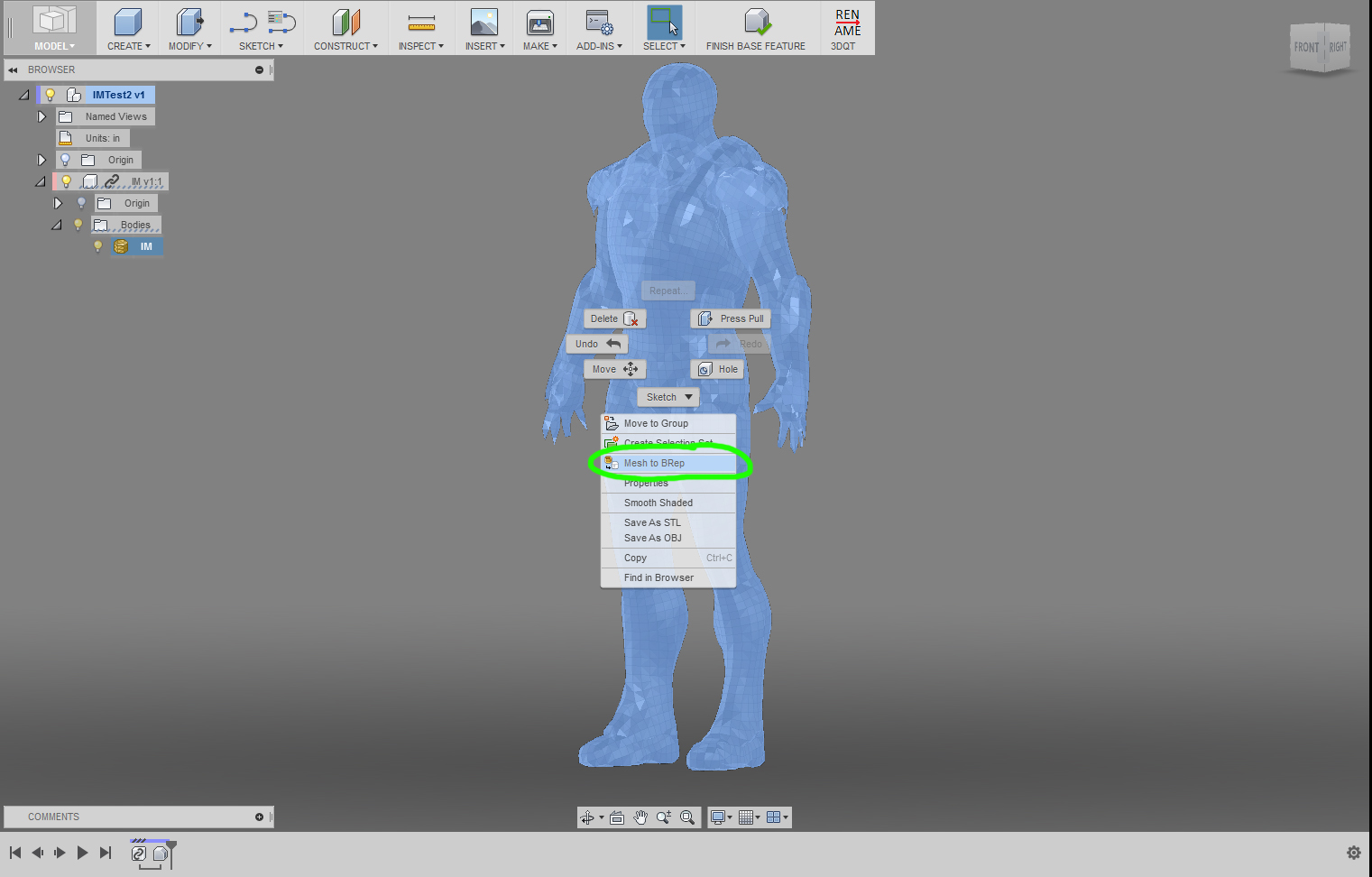 Solved: STL file import for sculpting edit? - Autodesk Community