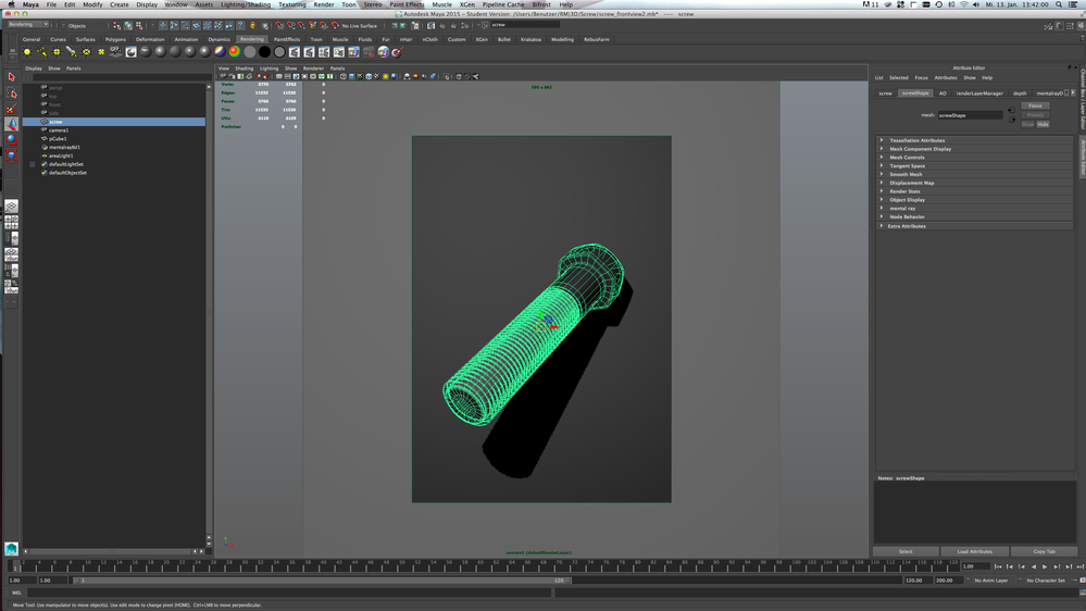 Solved: smooth wireframe rendering without subdivid - Autodesk Community