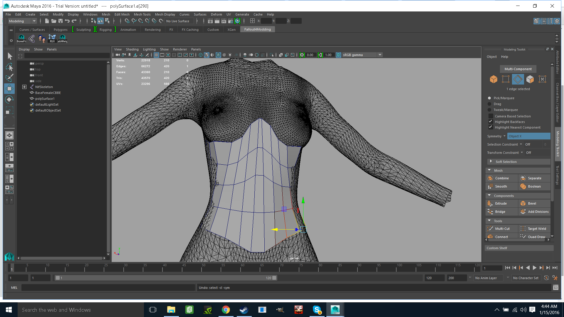Solved: Symmetry not activating on mesh [Images use a nude base mesh model] - Autodesk Community