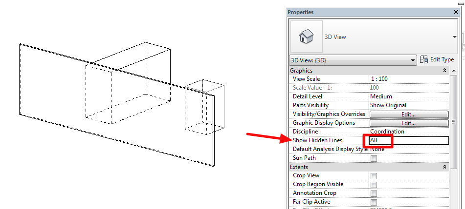 How to show 3D model as dashed if hidden behind someting - Autodesk Community
