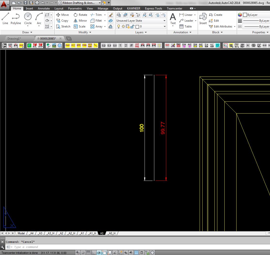 Solved: Wrong dimensions between model space and layout - Autodesk Community