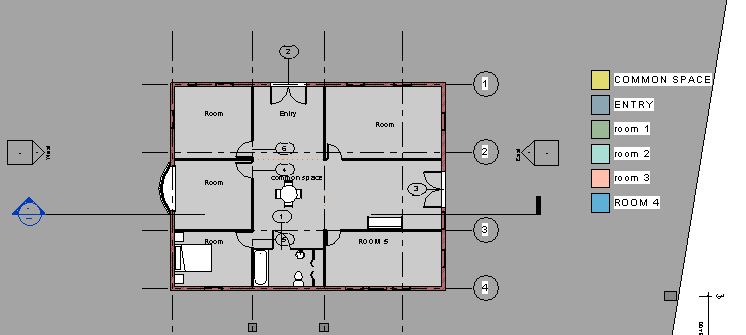 Solved: filling with color for rooms - Autodesk Community