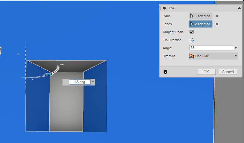 Solved: Draft single extrusion with multiple angles - Autodesk Community