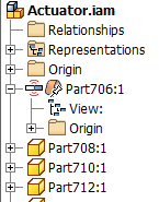 Parts of assembly disappear when placing in another assembly ...